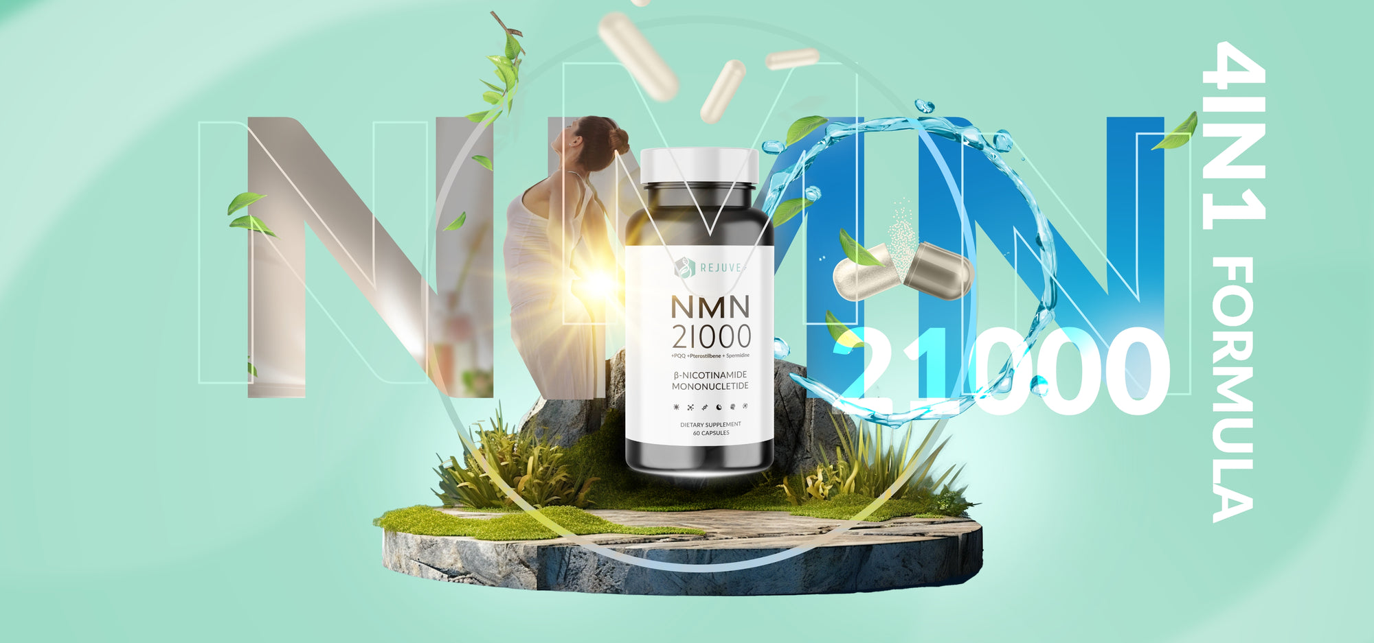 Anti-Aging NMN Supplement | Full Body Benefits | Rejuve+